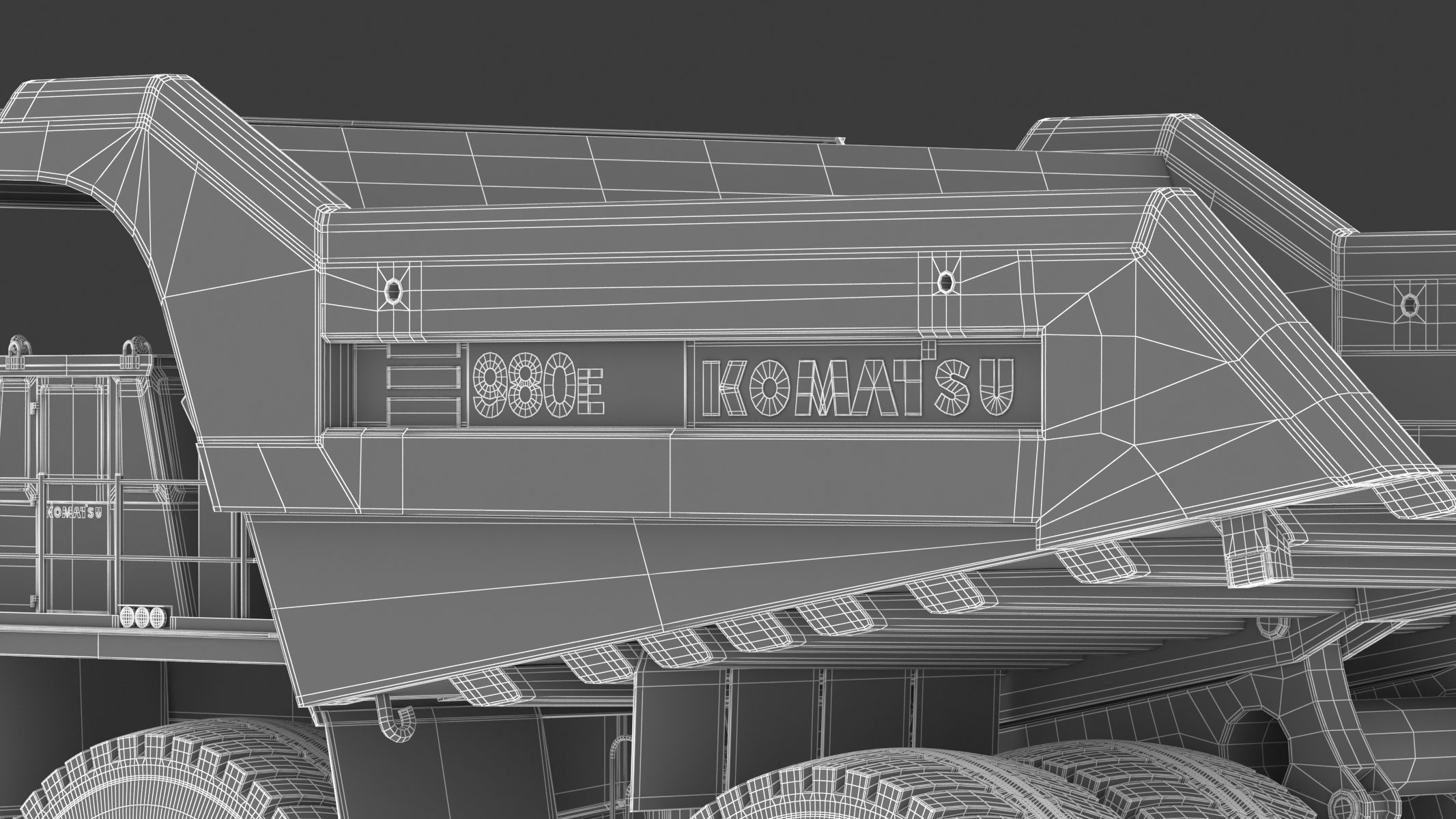 Komatsu 980E-4 3D model | CGTrader
