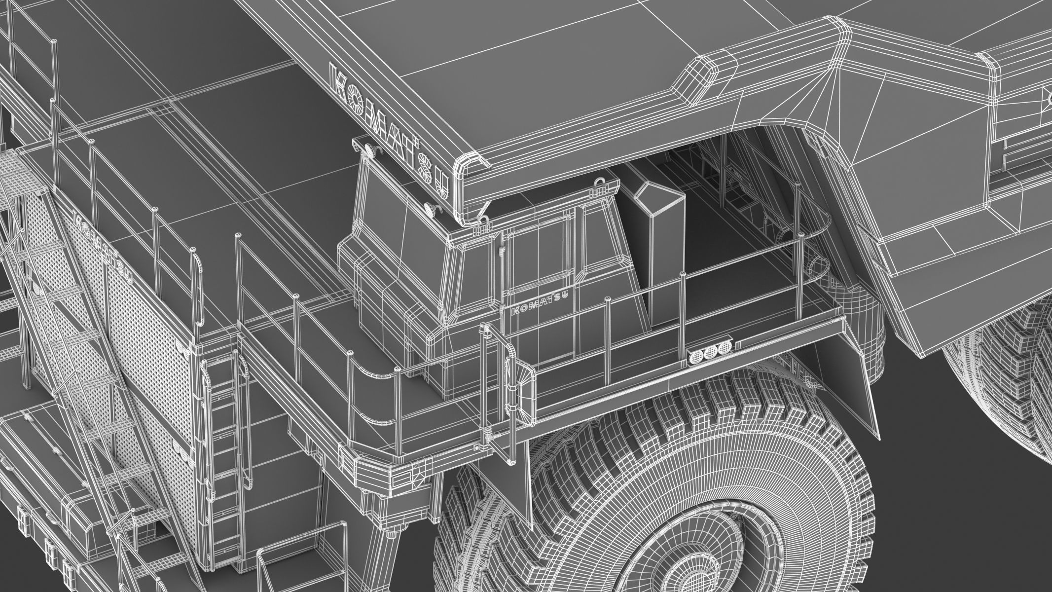 Komatsu 980E-4 3D model | CGTrader