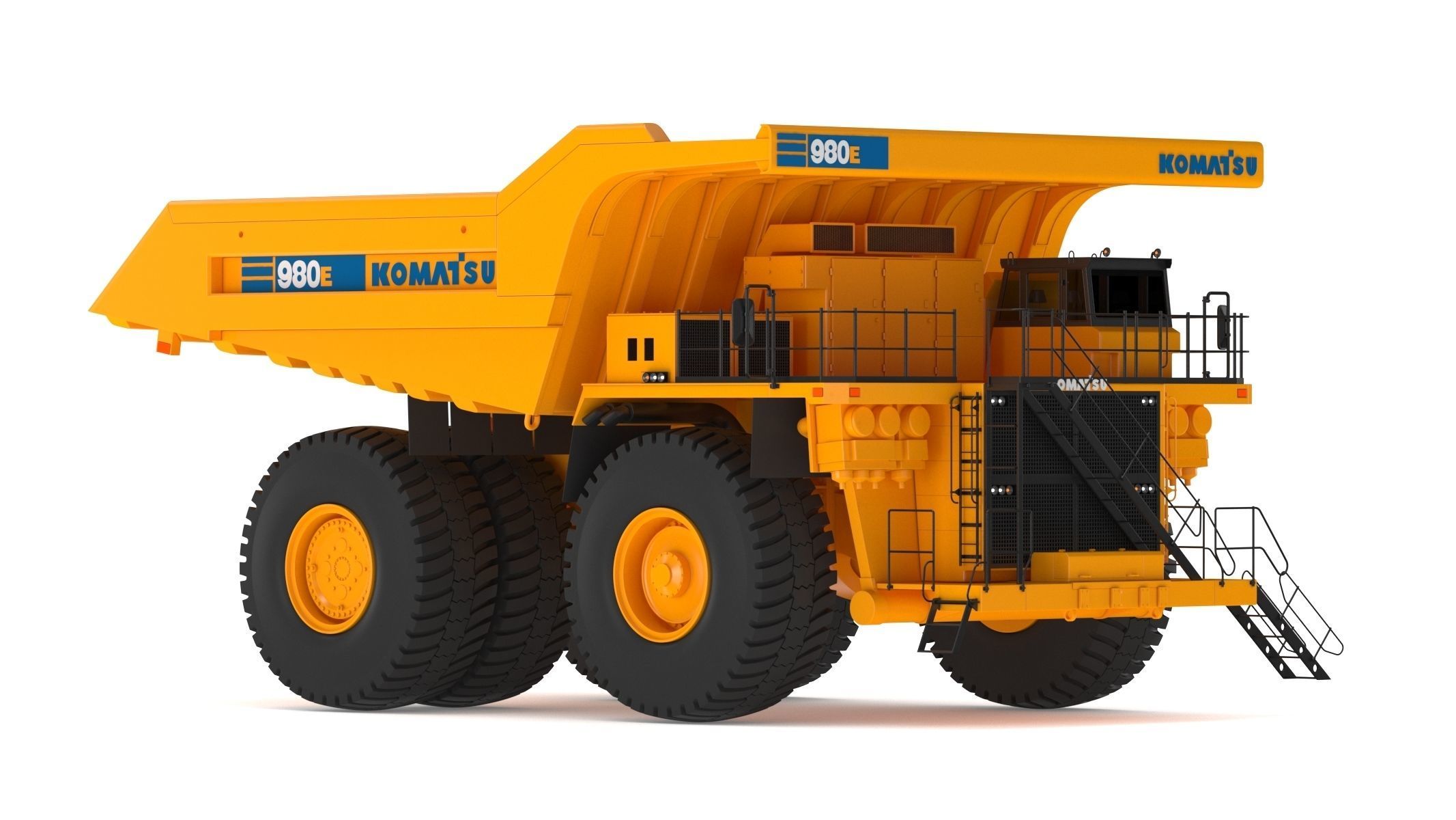 Komatsu 980E-4 3D model | CGTrader