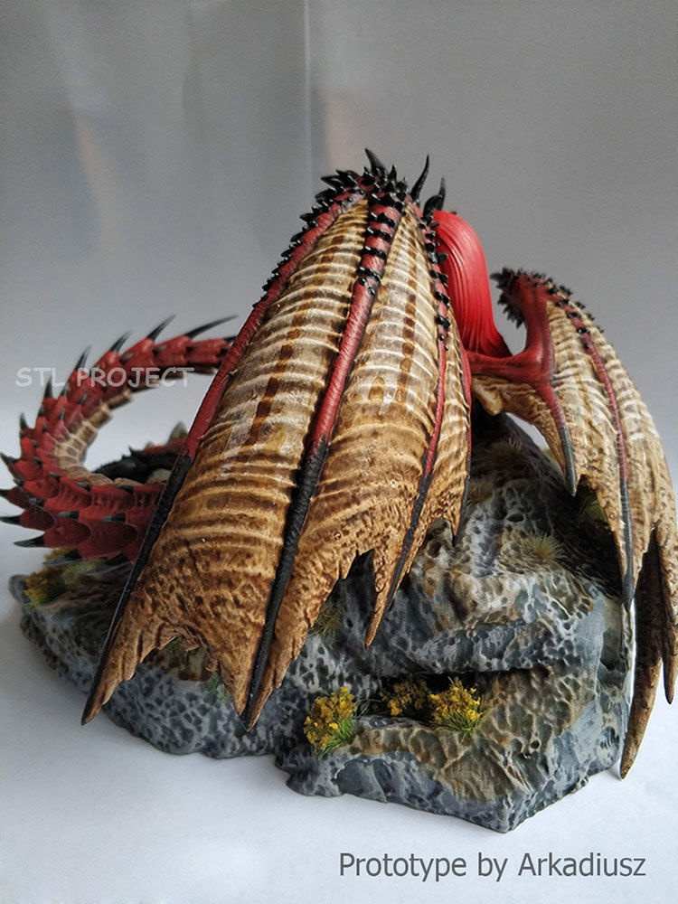 Rathalos Girl 3D model 3D printable | CGTrader