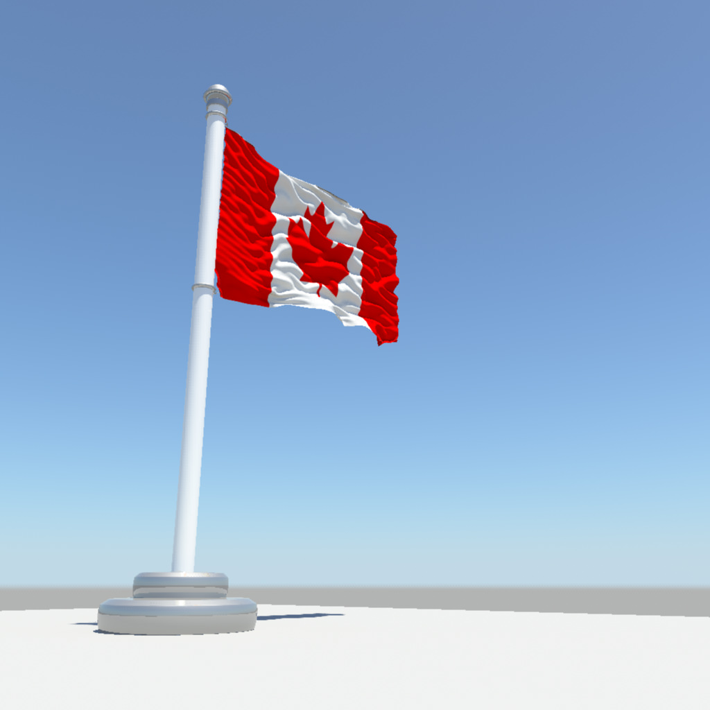 Canada flag 3D model | CGTrader