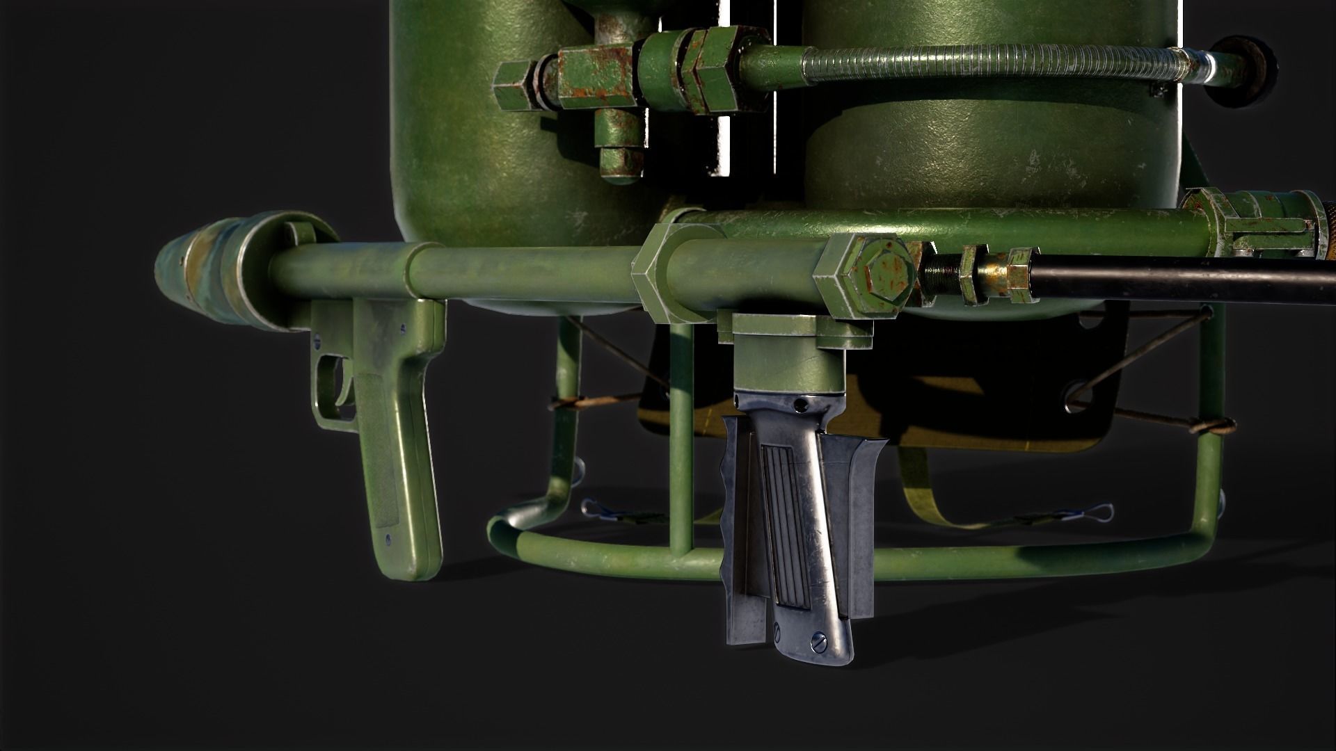 3D model M2-2 flamethrower VR / AR / low-poly | CGTrader