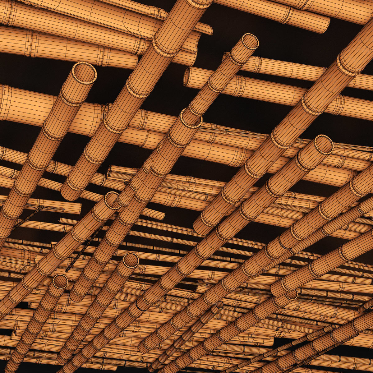 Tiki Bar Ceiling Decor