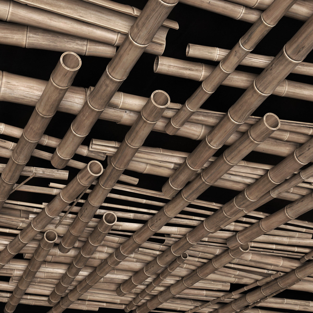 Tiki Bar Ceiling Decor