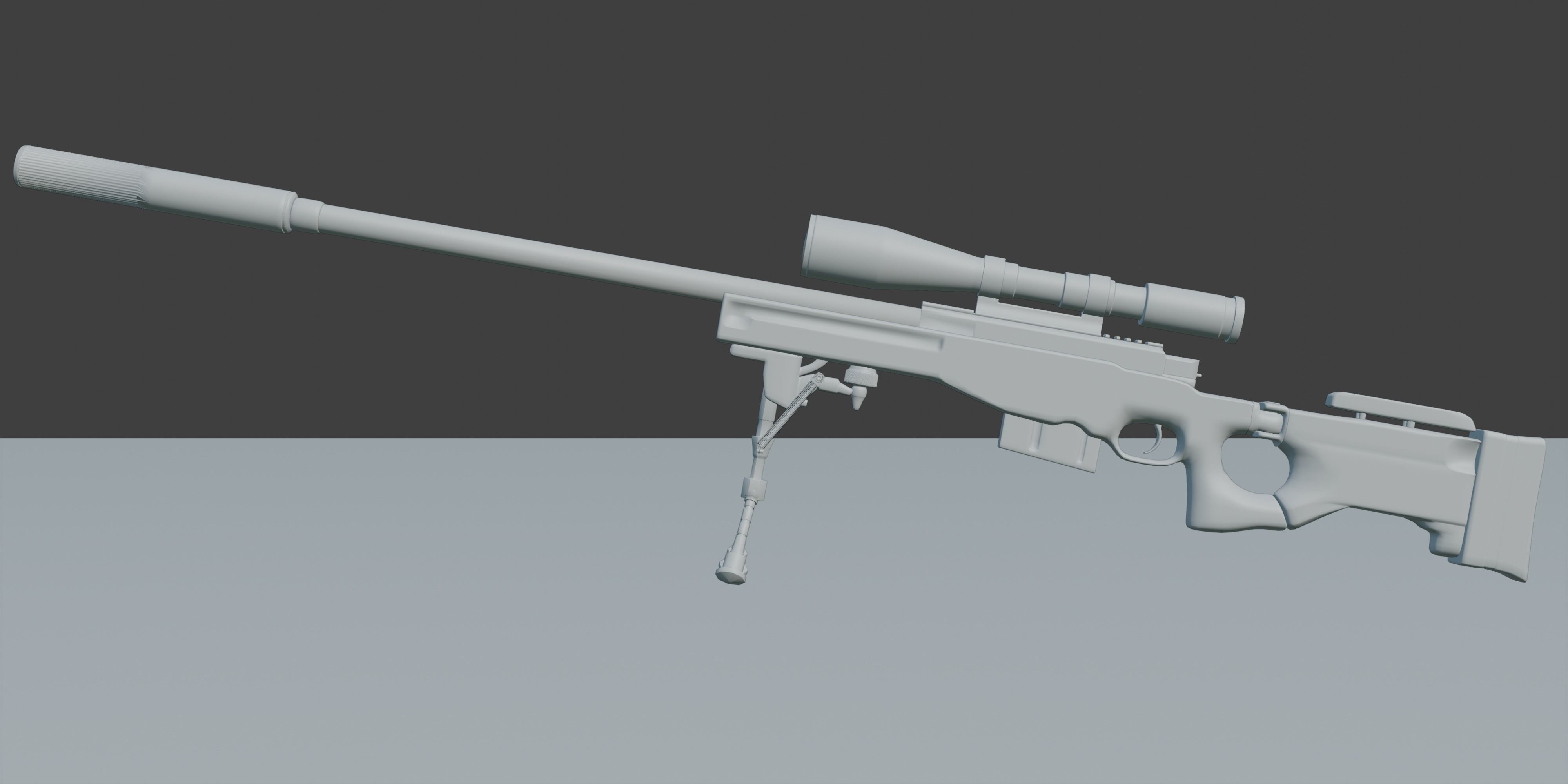 AWM - Arctic Warfare Magnum 3D model | CGTrader