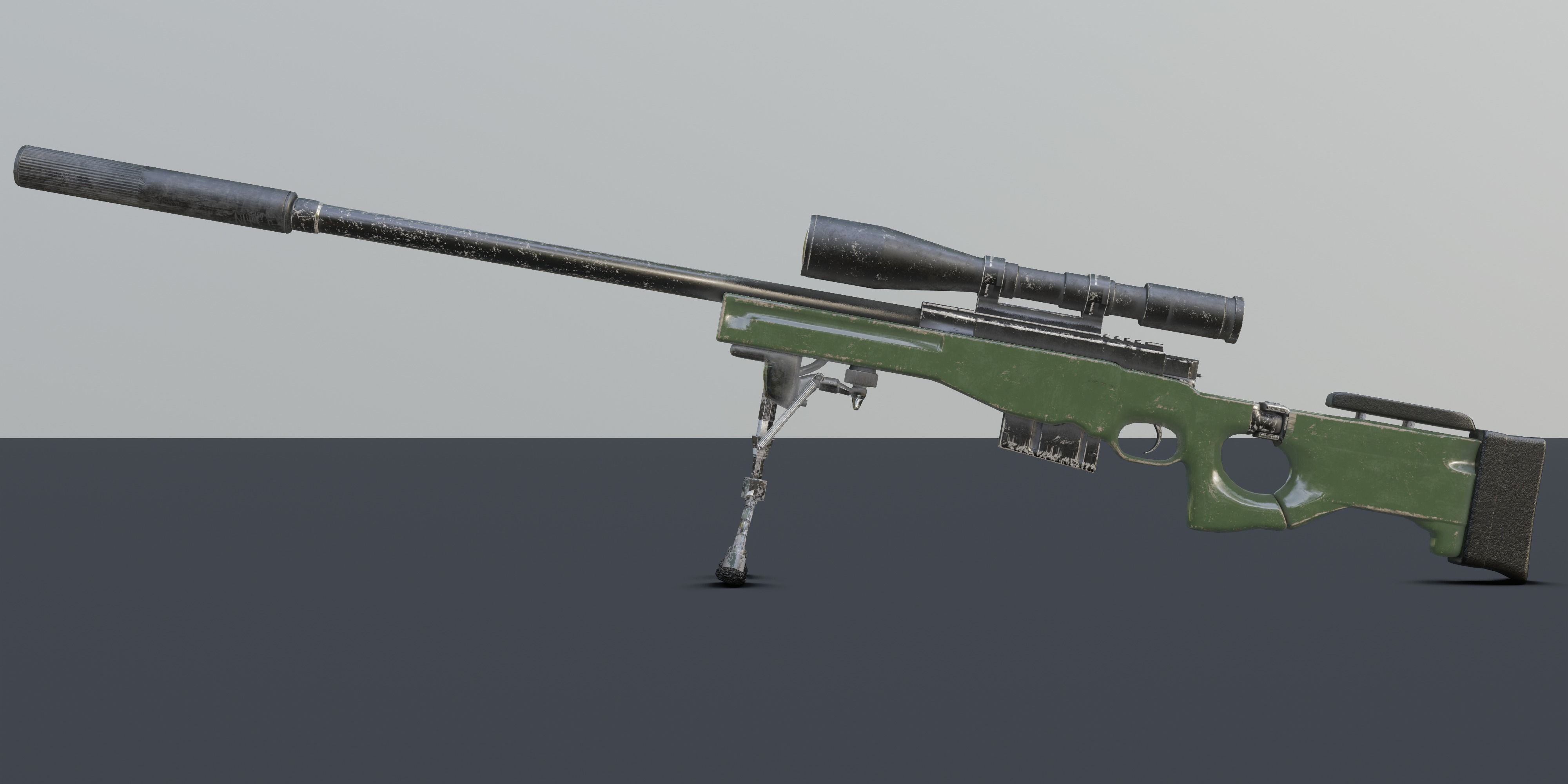 AWM - Arctic Warfare Magnum 3D model | CGTrader