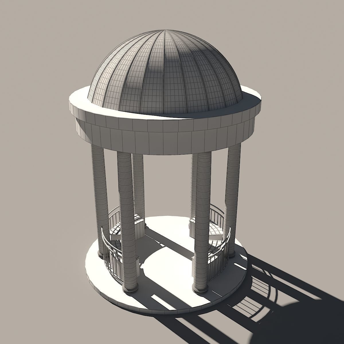 Rotunda 3D model | CGTrader