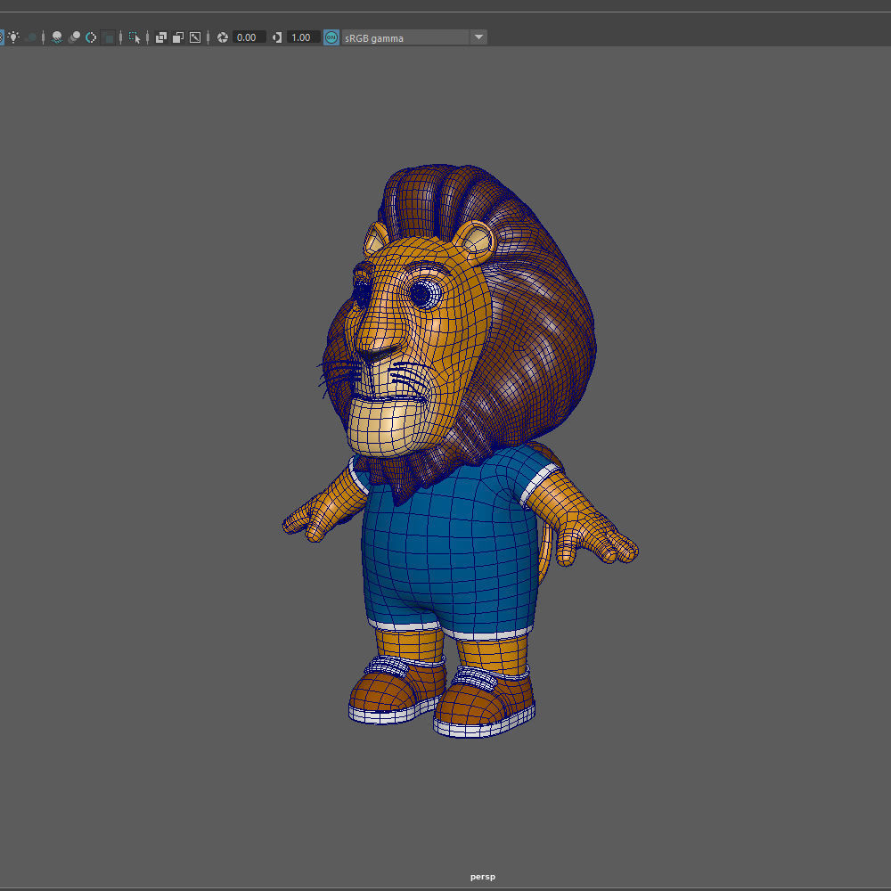 Lion Cartoon 3D model | CGTrader