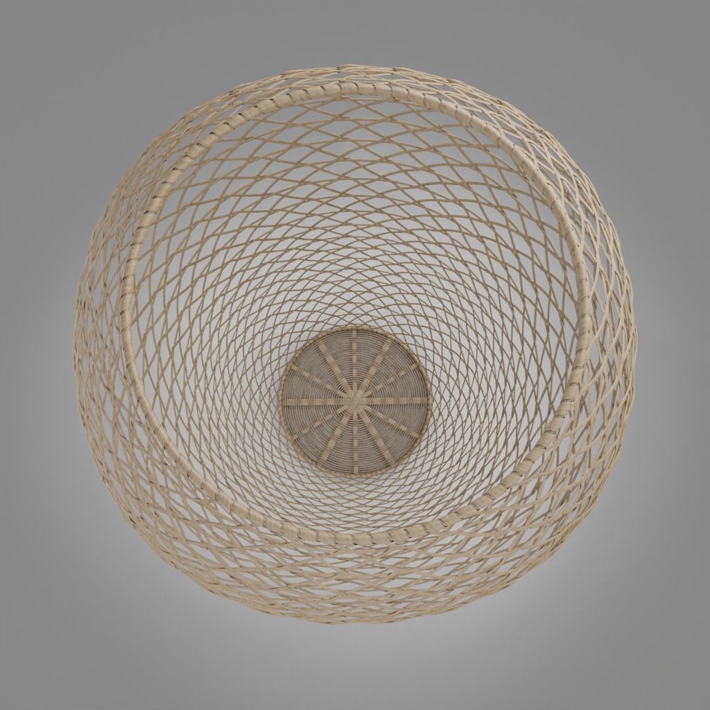 Woven Basket 8 with PBR texture 3D model | CGTrader