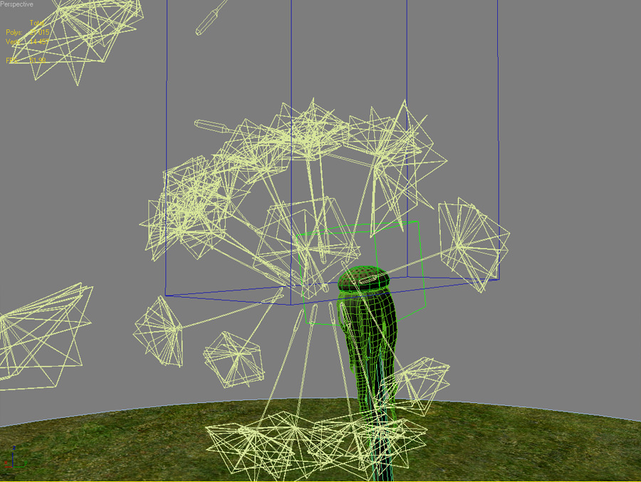 Dandelion animated 3D model animated rigged | CGTrader