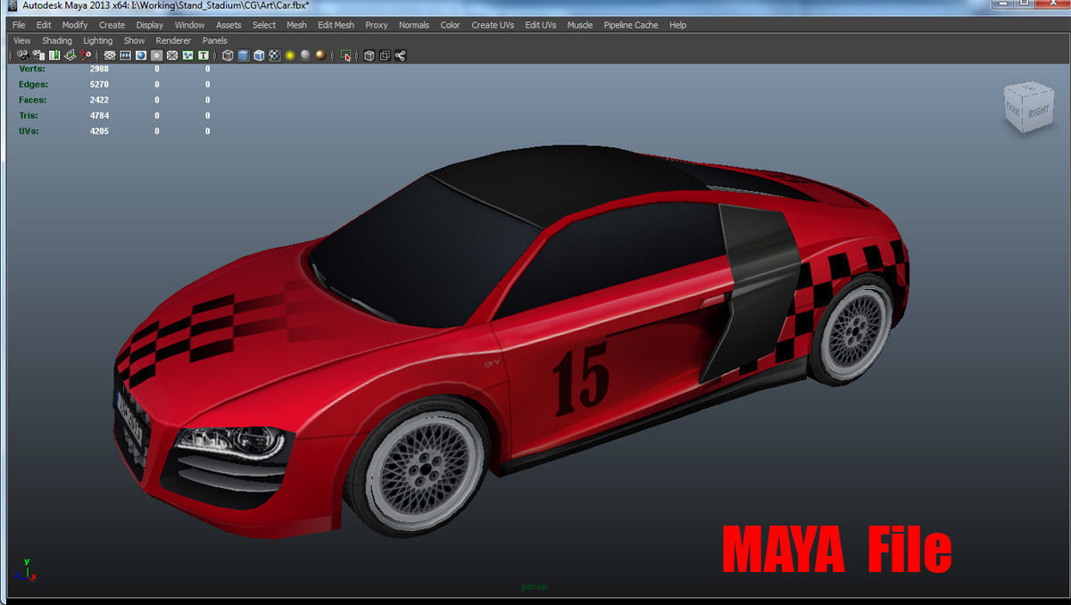 3D model Car Racing track VR / AR / low-poly | CGTrader