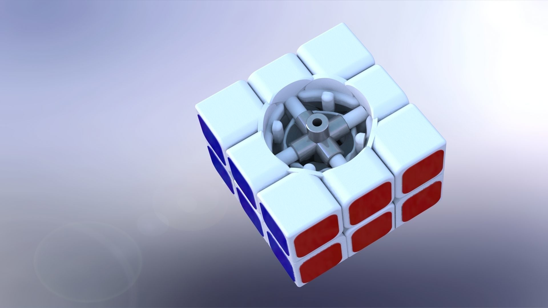 3D model Rubiks Cube 3x3x3 Modern Design VR / AR / low-poly | CGTrader