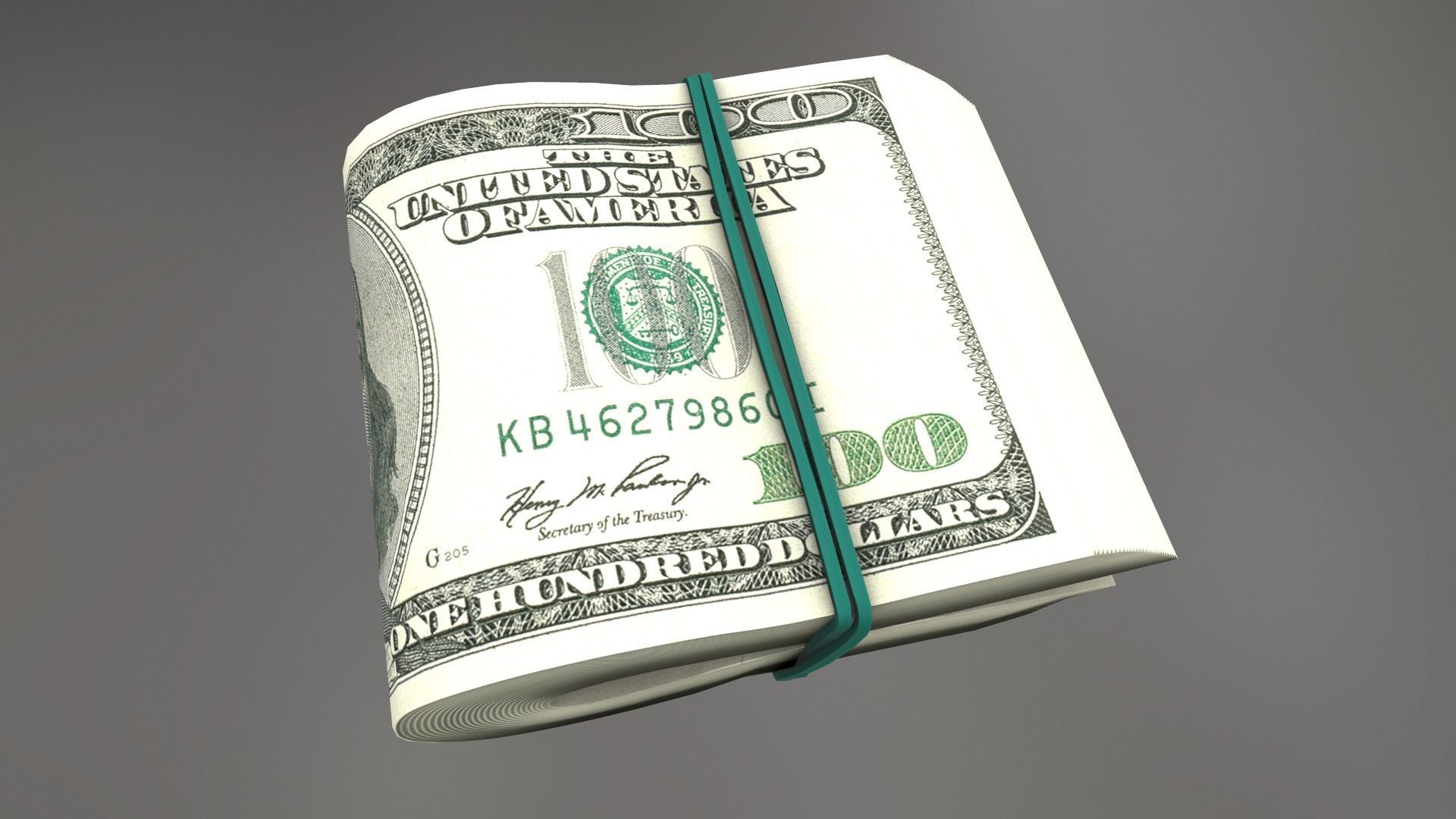 3D model Bundle of Dollars VR / AR / low-poly | CGTrader