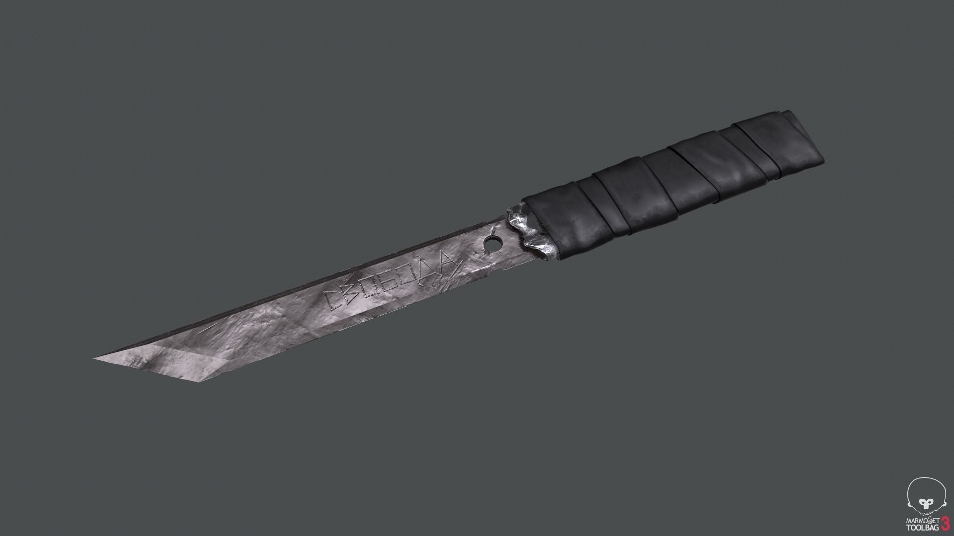 3D model Prison Knife VR / AR / low-poly rigged | CGTrader