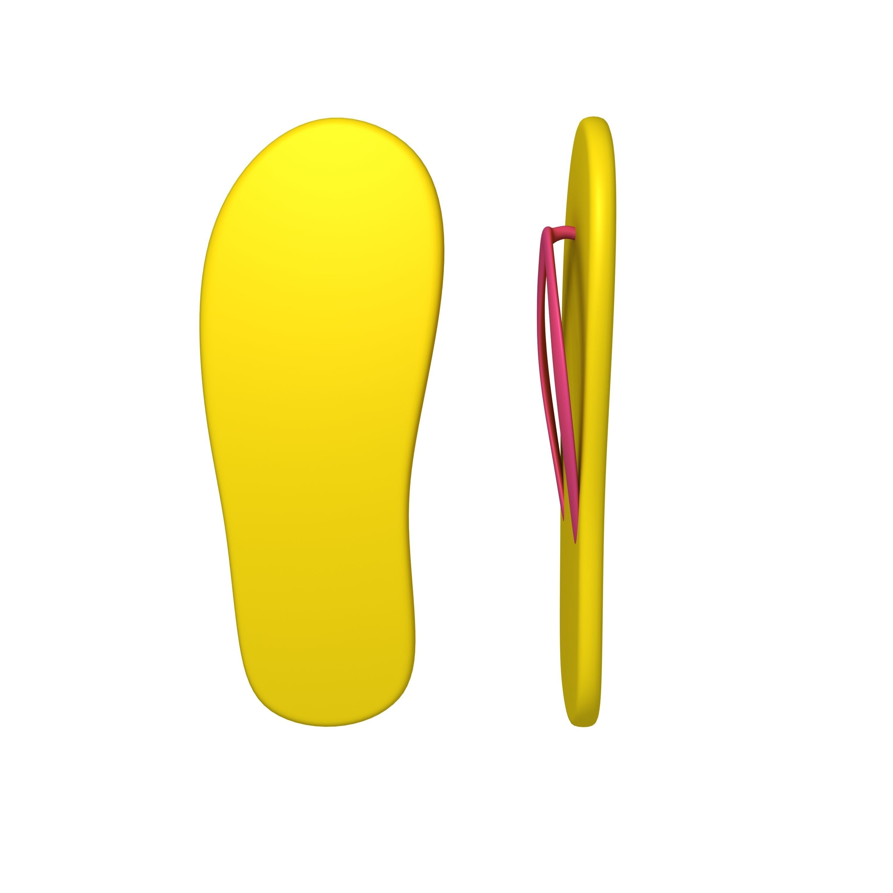 Flip Flop Cartoon 3D model | CGTrader