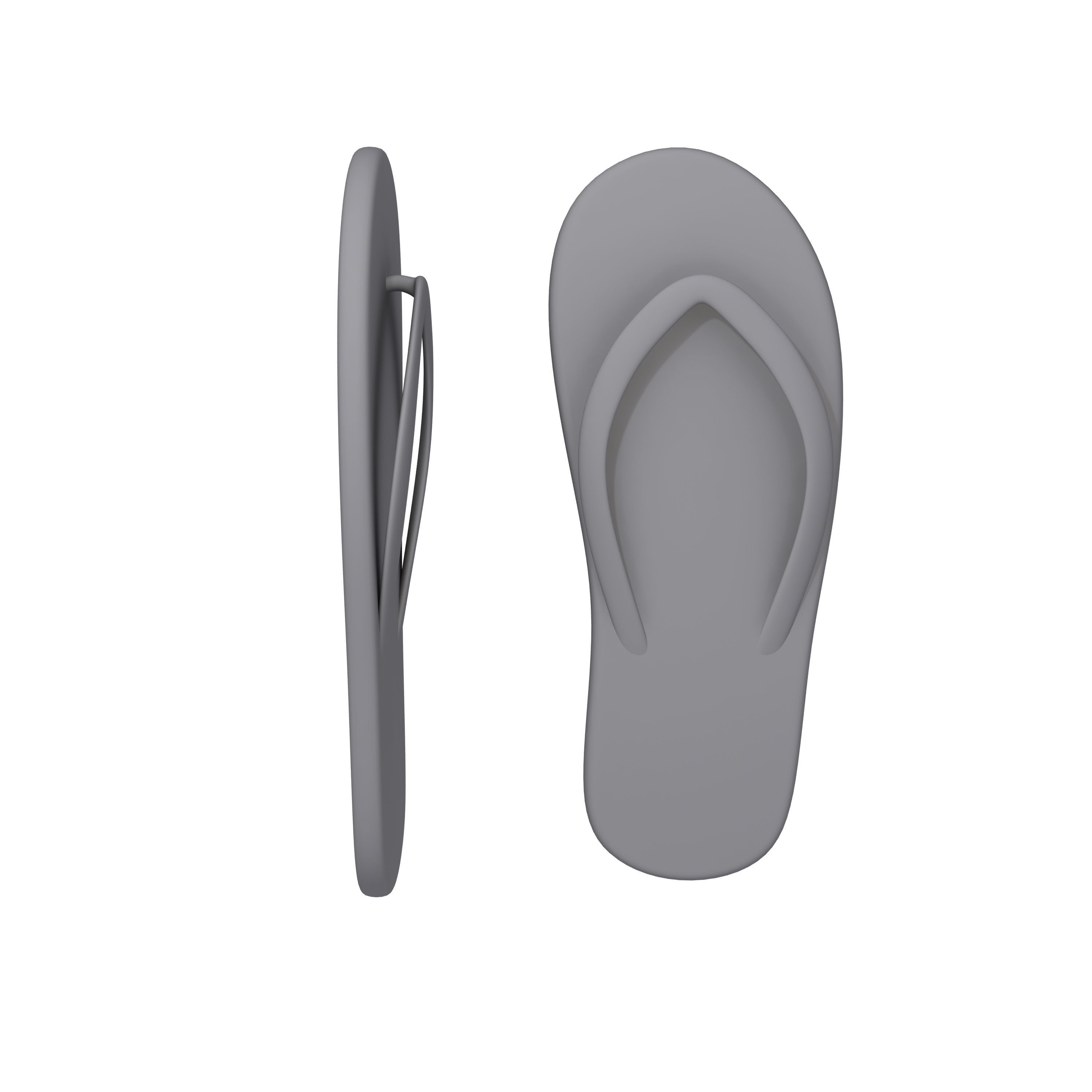 Flip Flop Cartoon 3D model | CGTrader