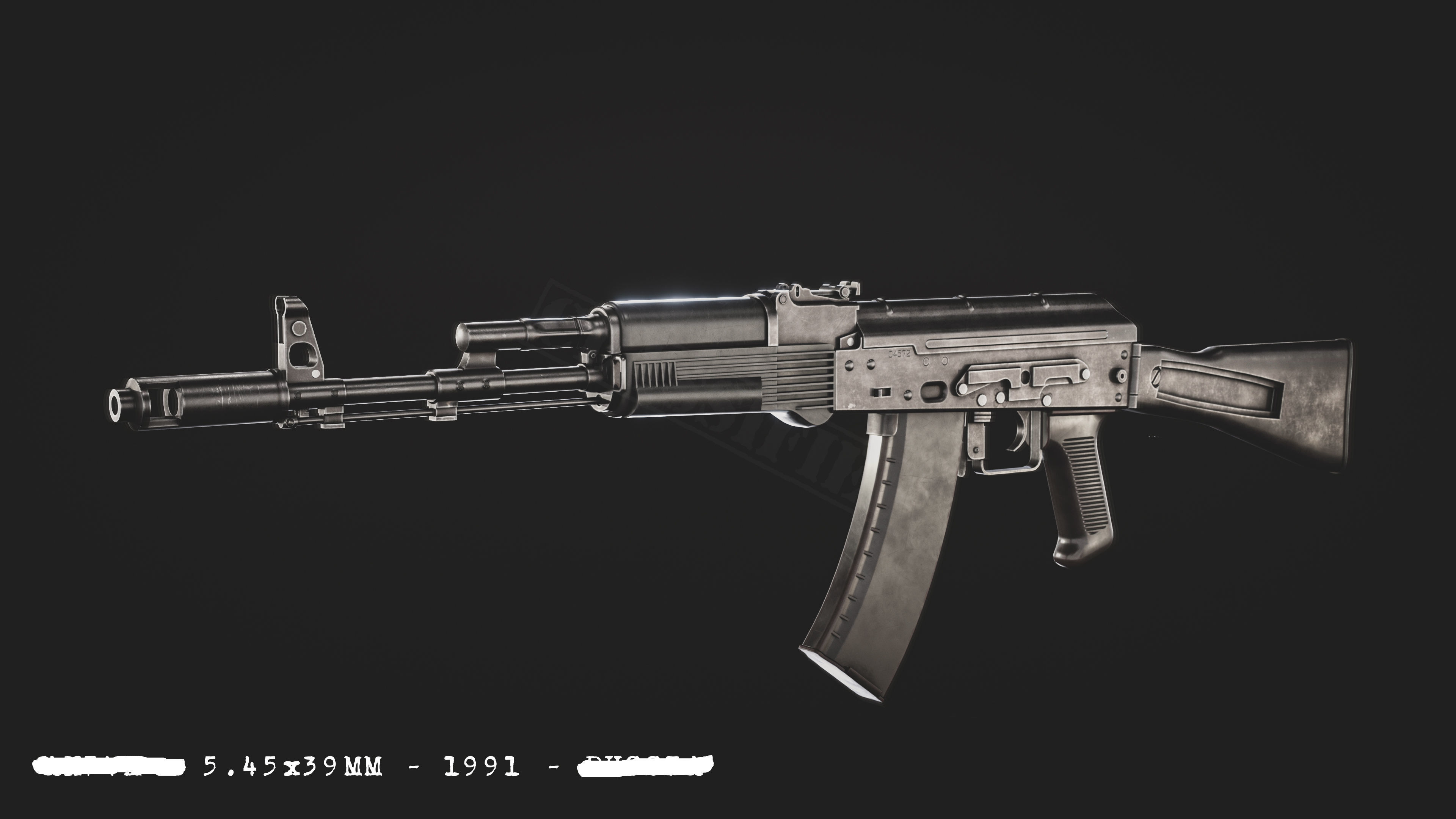 AK74M ak - rifle free VR / AR / low-poly 3D model animated | CGTrader