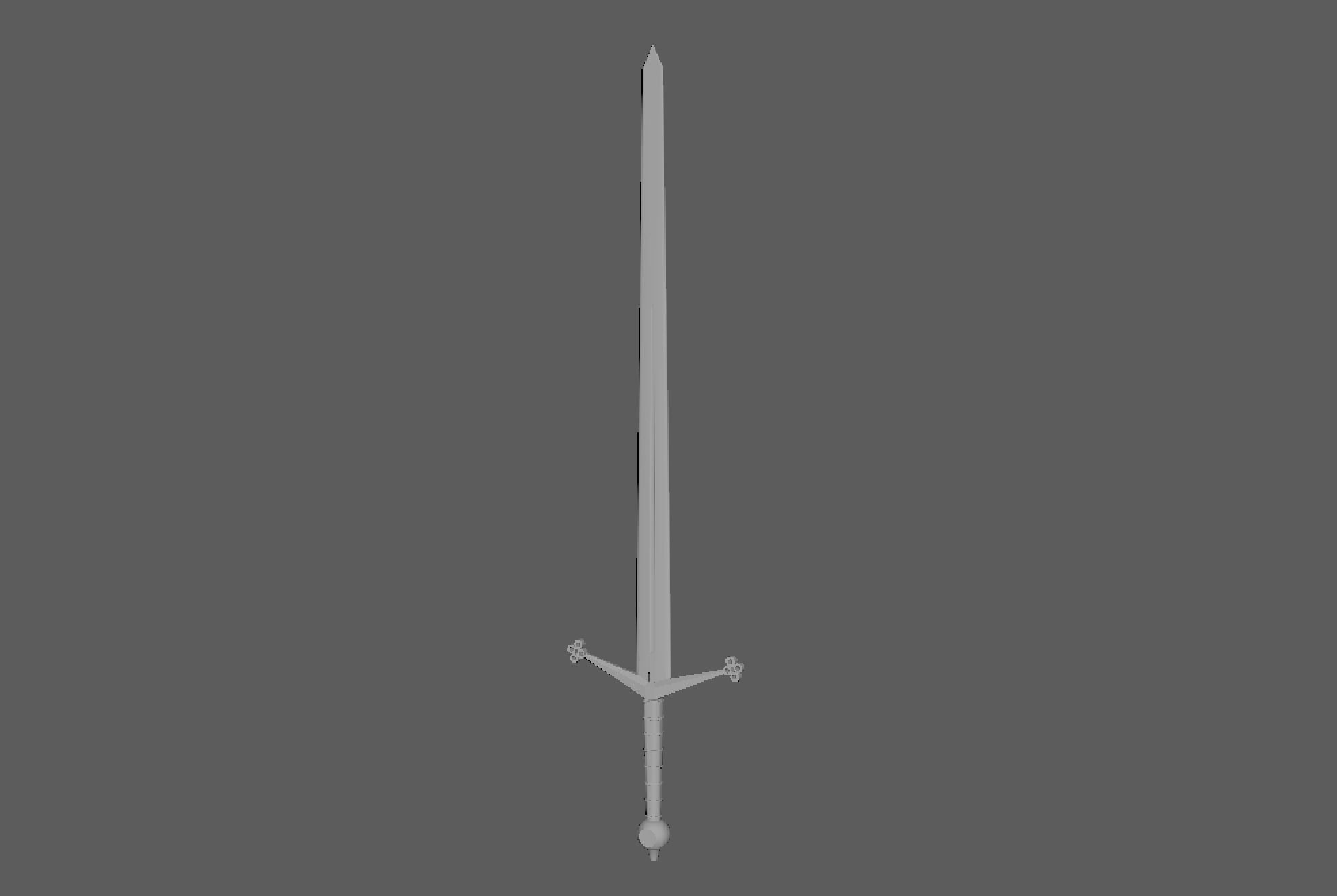 Claymore Historical Sword 3D model 3D printable | CGTrader