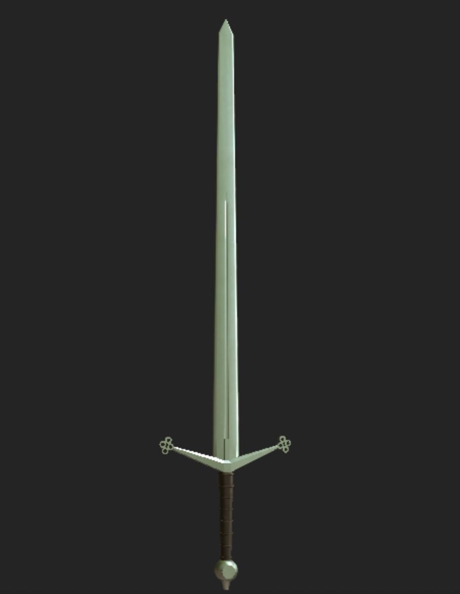 Claymore Historical Sword 3D model 3D printable | CGTrader