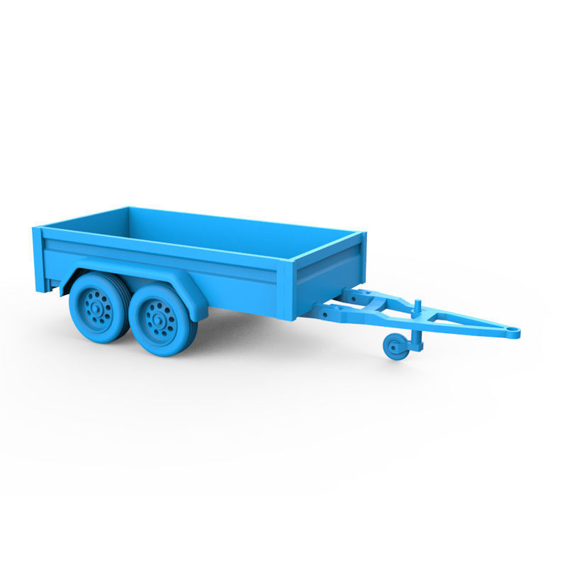 Trailer 3D model 3D printable | CGTrader