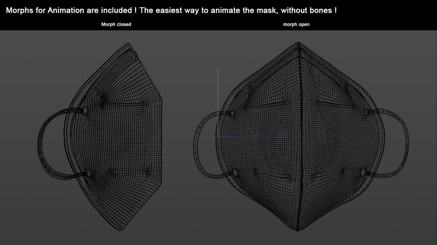 Protection Mask 3D model rigged | CGTrader