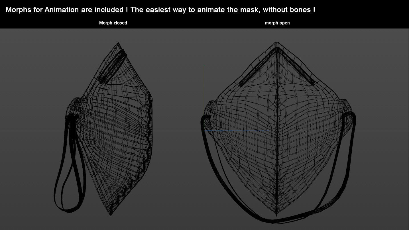 Protection Mask 3D model rigged | CGTrader