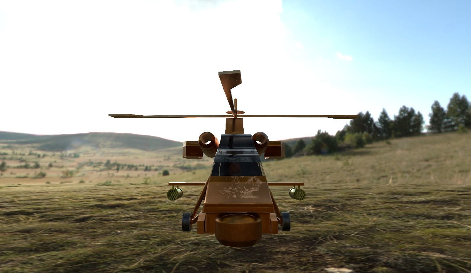 3D asset CSH2 Rooivalk | CGTrader