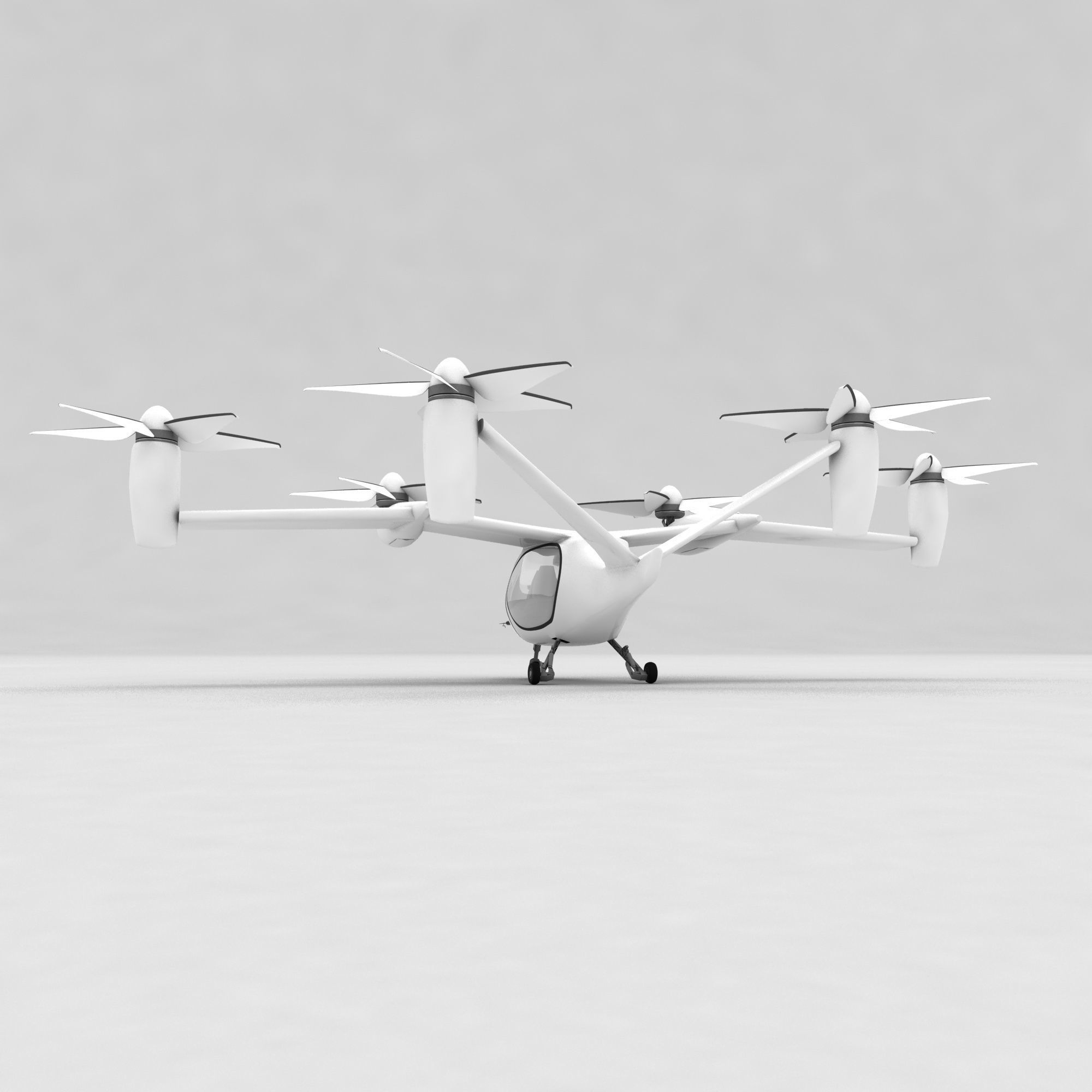 TOYOTA eVTOL DRONE 3D model | CGTrader