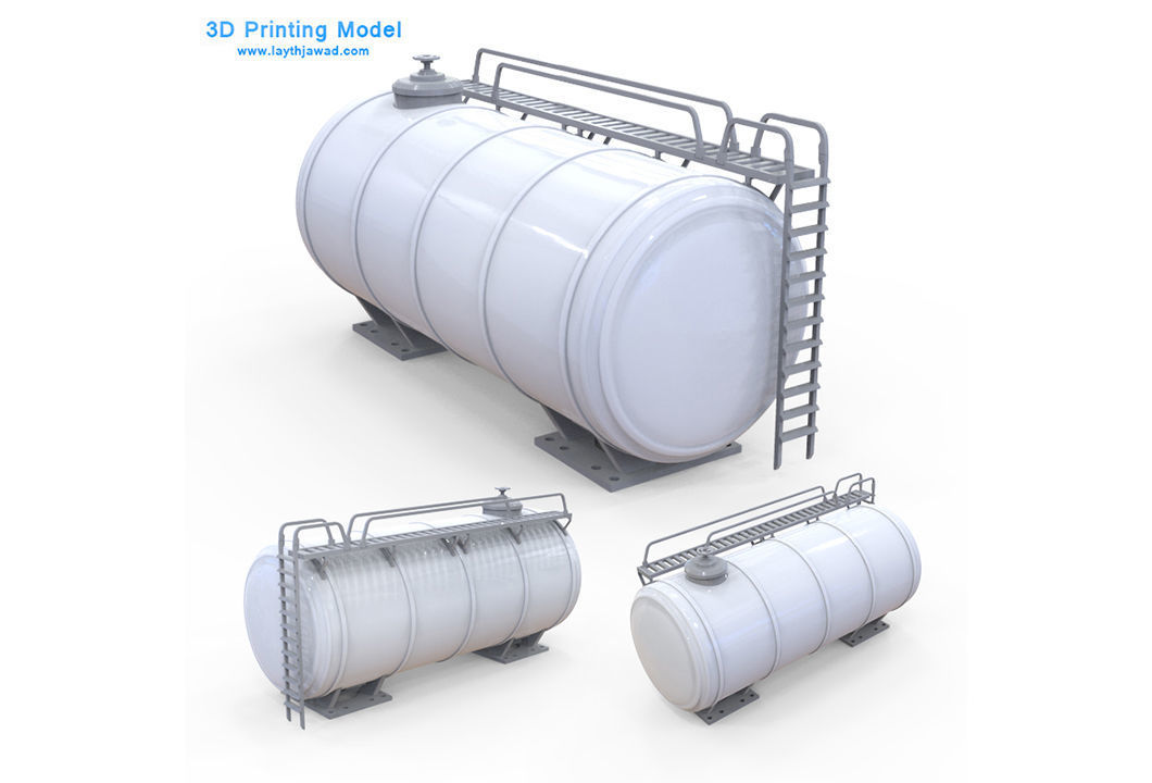 Fuel Tank 3D model 3D printable | CGTrader