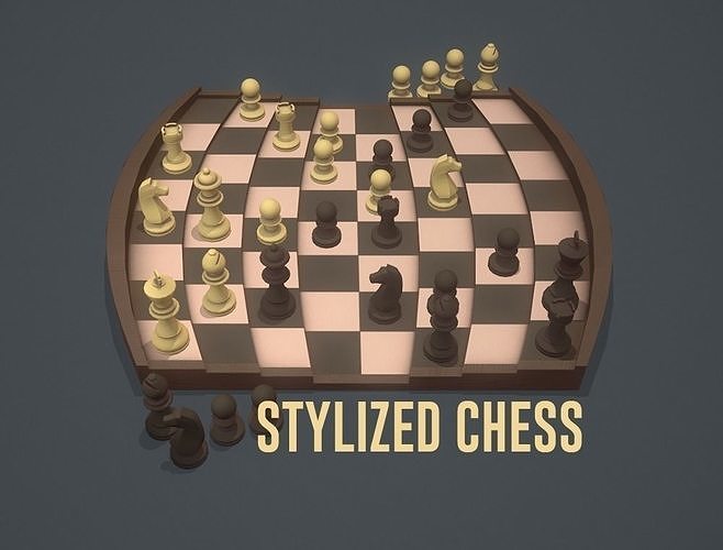 3D model Stylized Chess VR / AR / low-poly | CGTrader