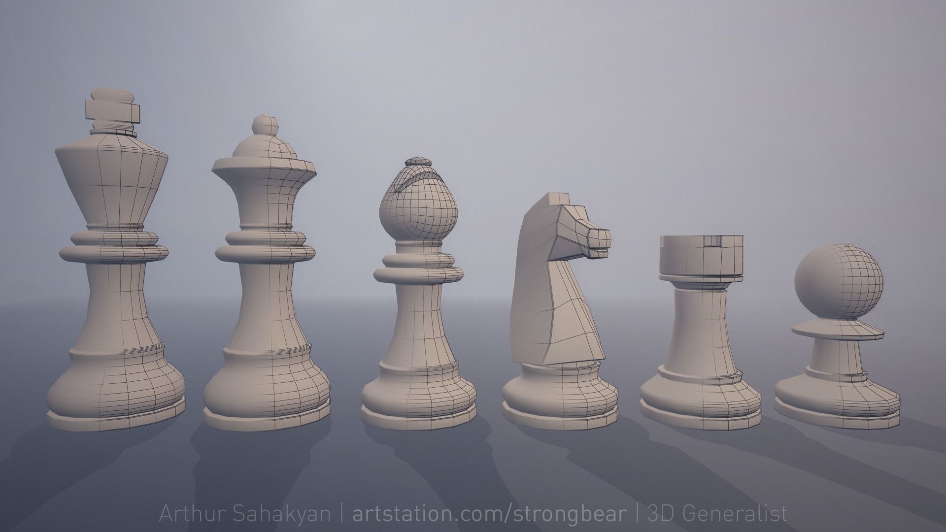 3D model Stylized Chess VR / AR / low-poly | CGTrader