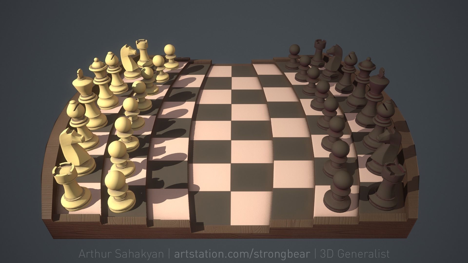 3D model Stylized Chess VR / AR / low-poly | CGTrader