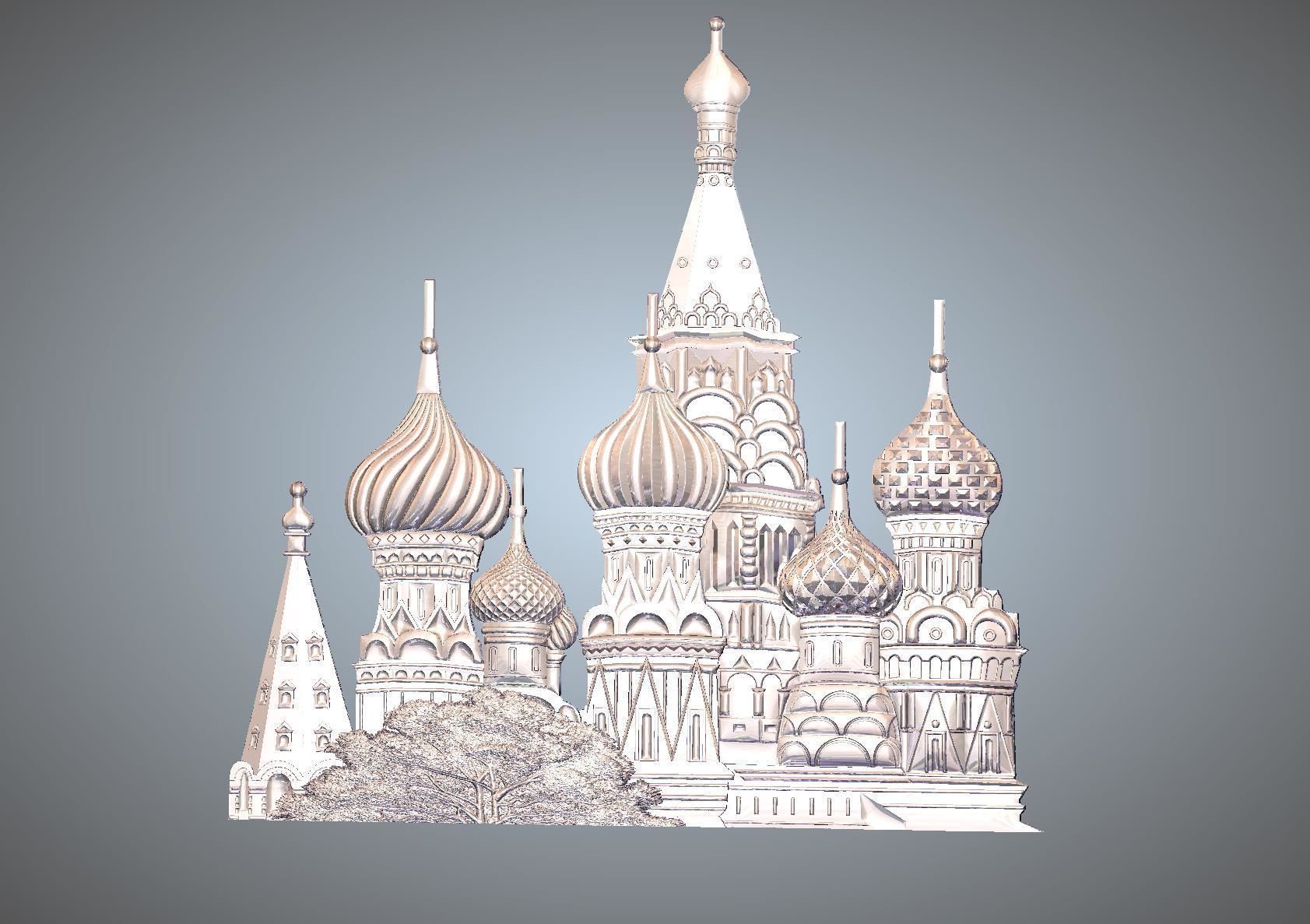 3D print model Saint Basil cathedral moscow religion
