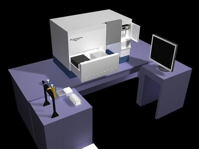 FACS calibur free VR / AR / low-poly 3D model | CGTrader