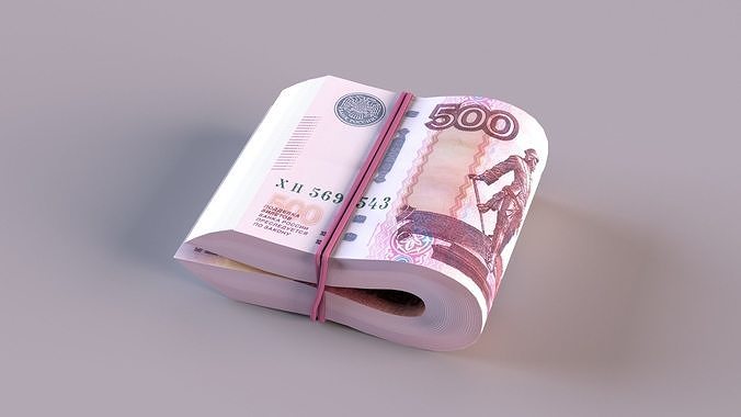 3D model Bundle of Rubles 500 VR / AR / low-poly | CGTrader