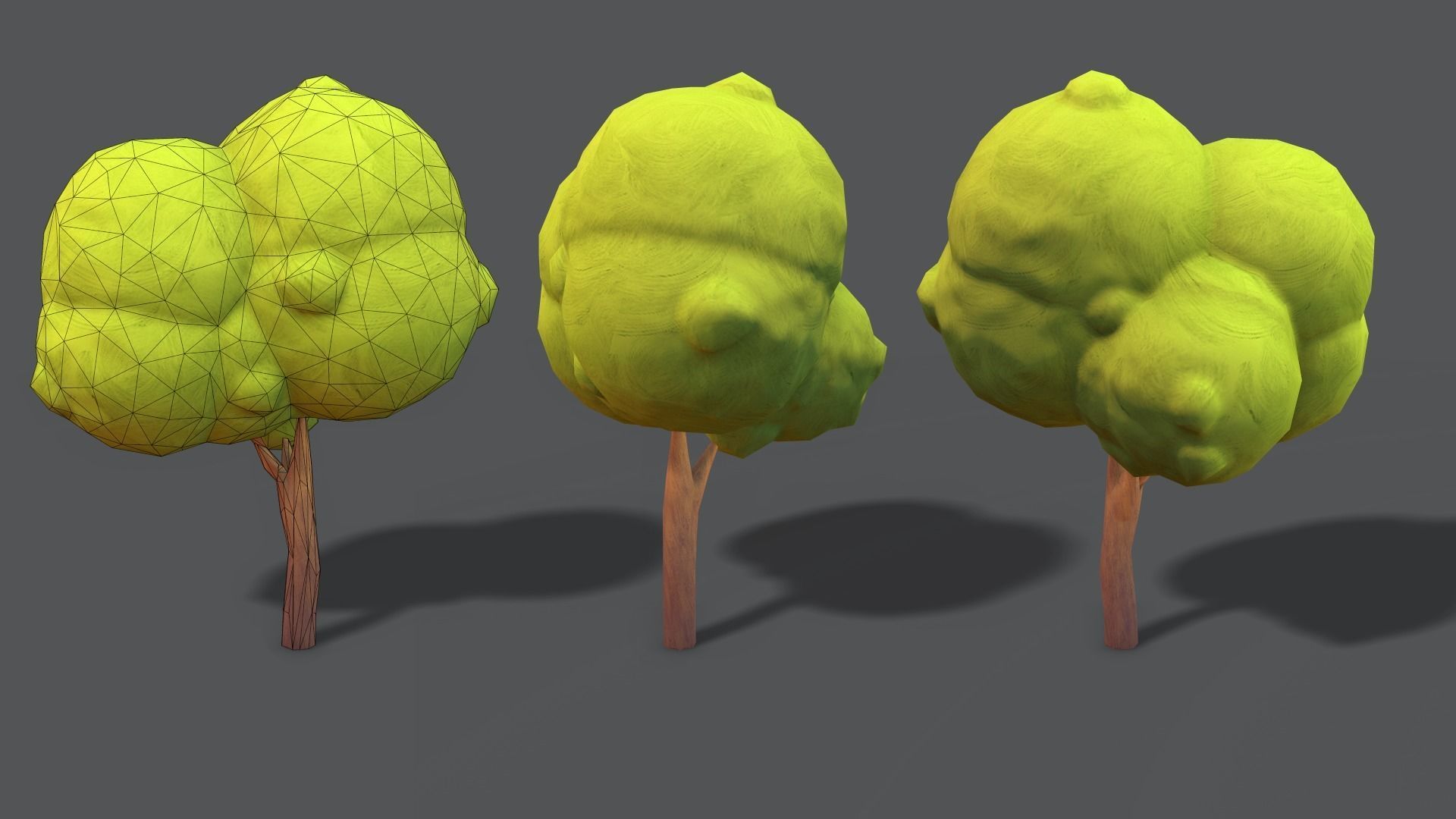 Simple Tree Pack free VR / AR / low-poly 3D model | CGTrader