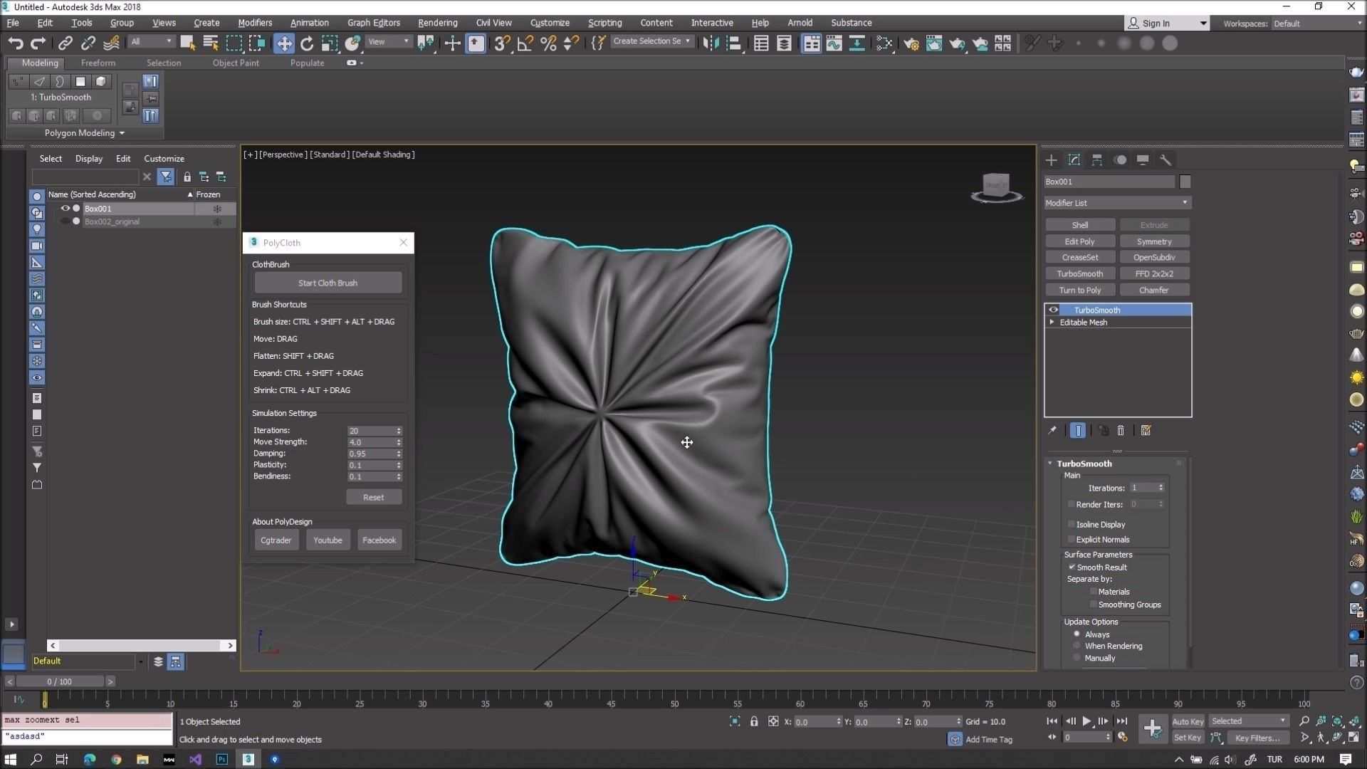 PolyCloth V2 ClothBrush Plugin for 3dsMax 3D model | CGTrader