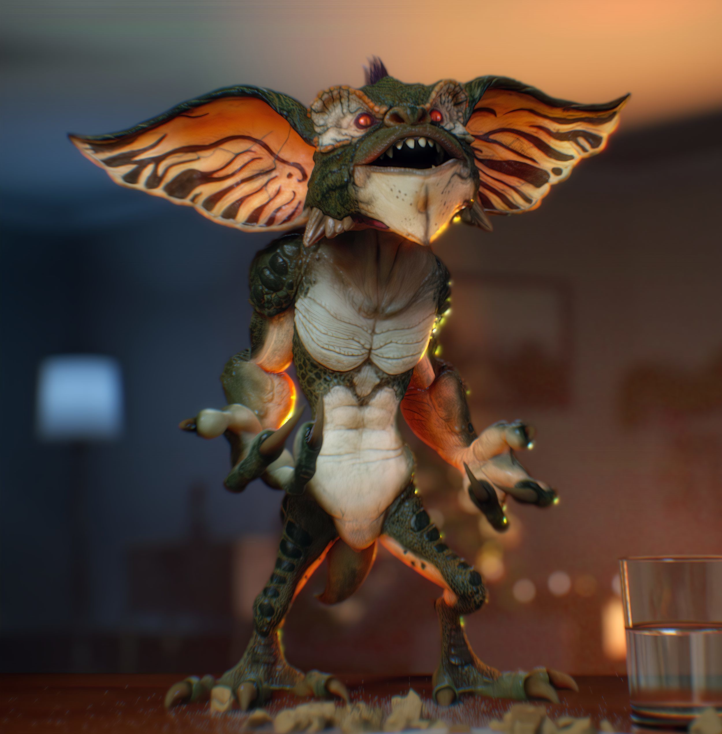 Gremlin Character 3D model rigged | CGTrader