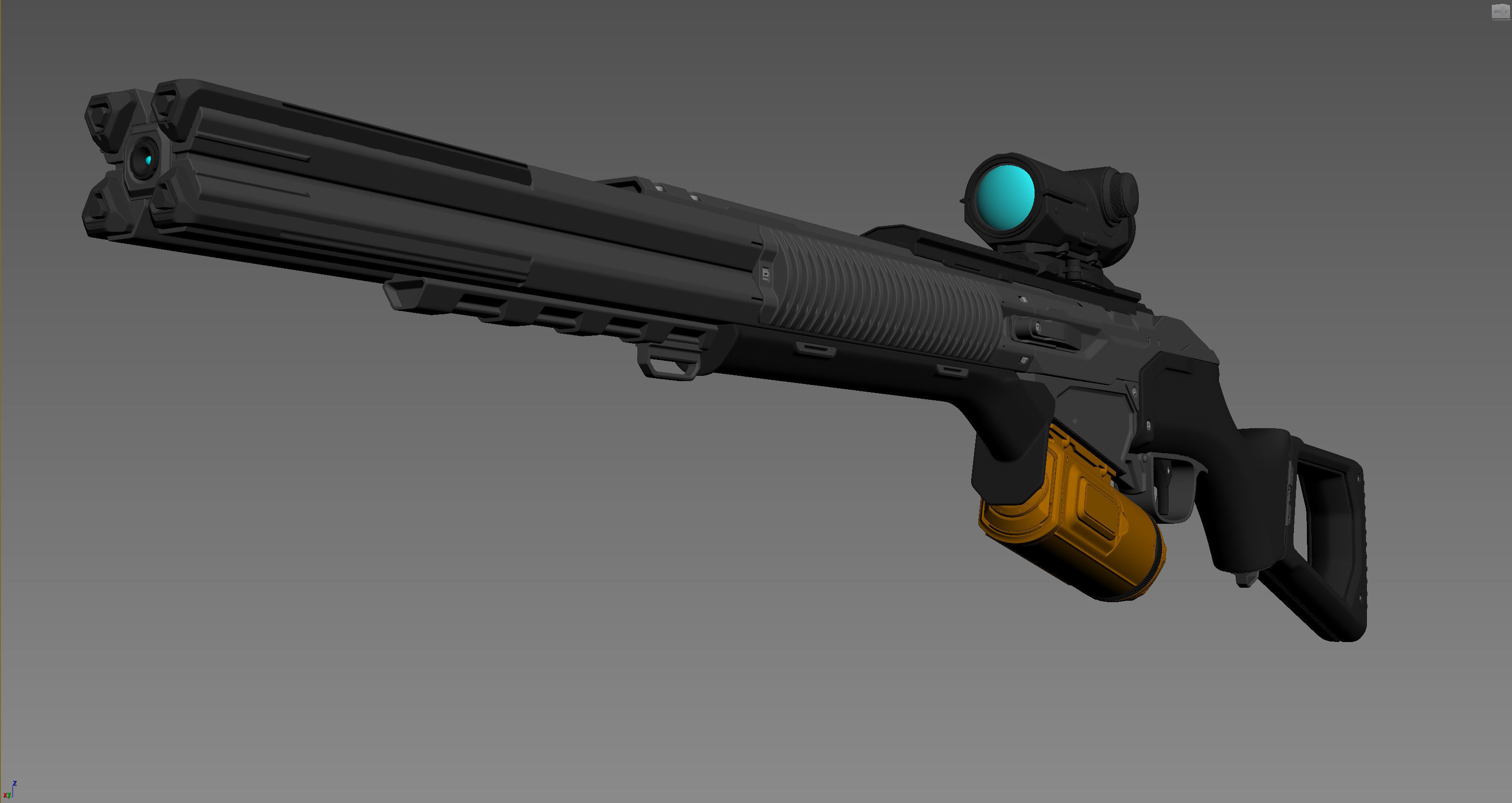 eclipse gta san andreas gun 3D model | CGTrader