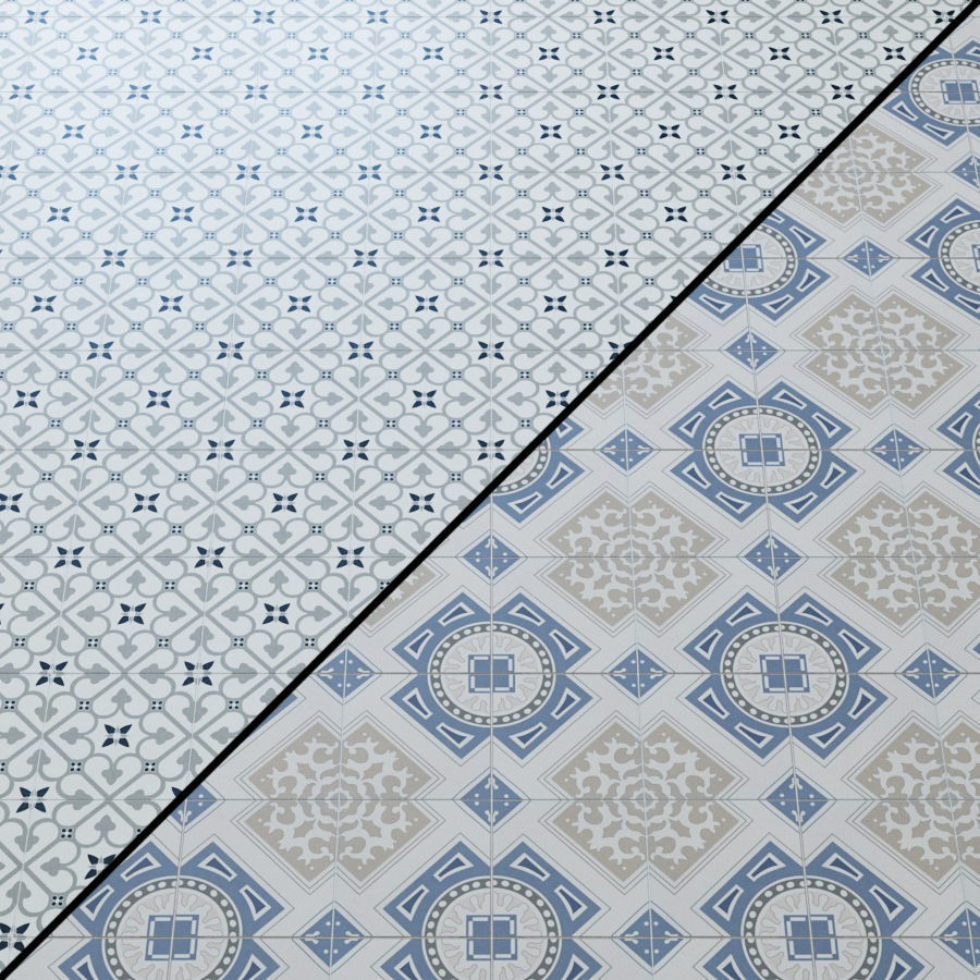 AdessiRoyal Blue Matte Porcelain Tile 3D model | CGTrader