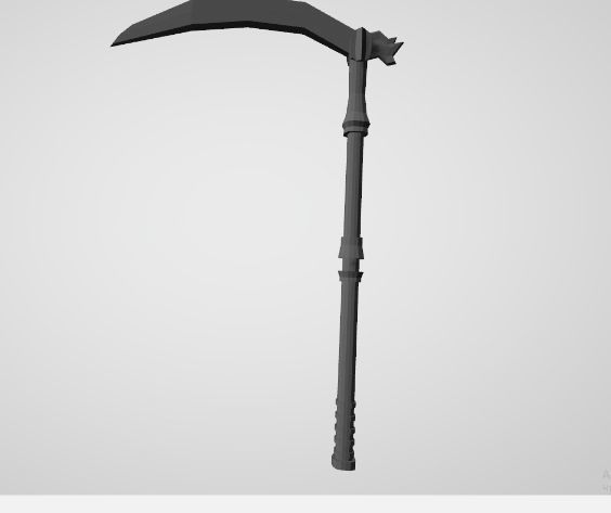 3D model reaper weapon VR / AR / low-poly | CGTrader
