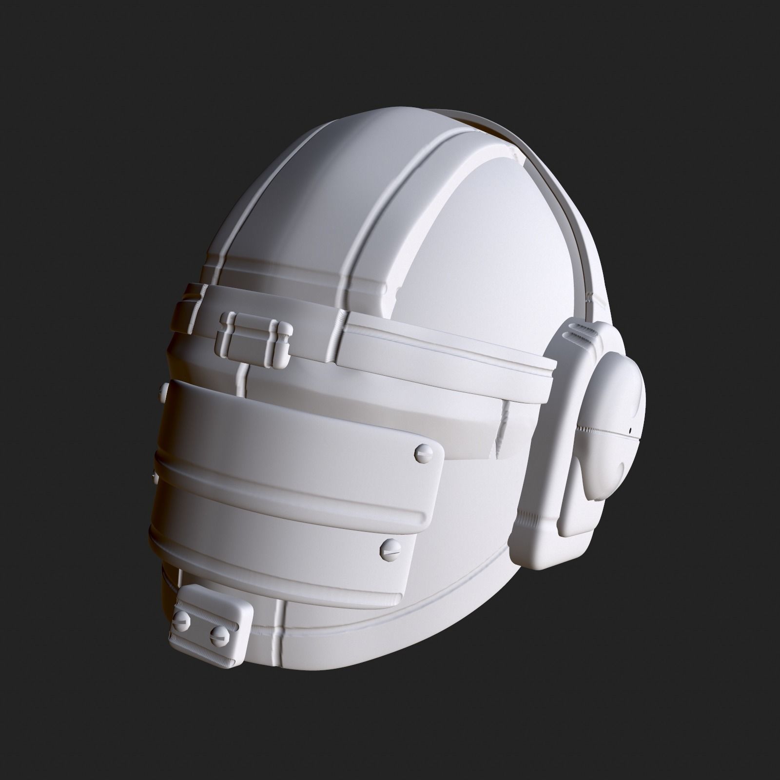 helmet fantasy high poly sculpt 3d printable 3D model | CGTrader