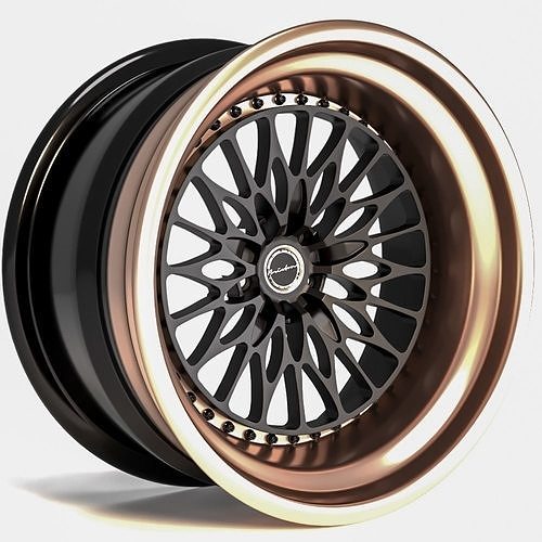 brixton forged HS1 3 piece wheel 3D model | CGTrader