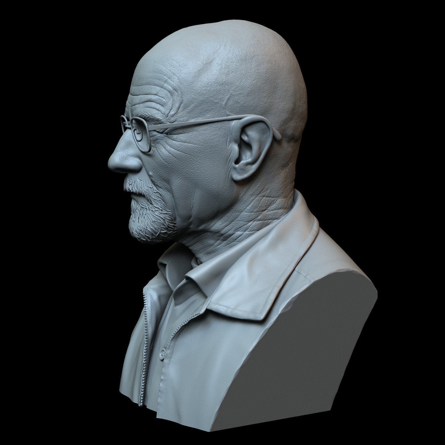 Walter White aka Heisenberg from Breaking Bad 3D model 3D printable ...