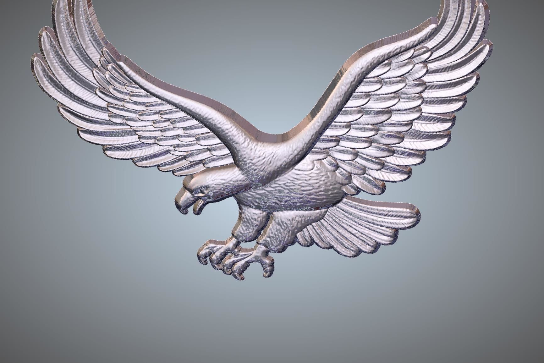 Eagle Model 3D model 3D printable | CGTrader