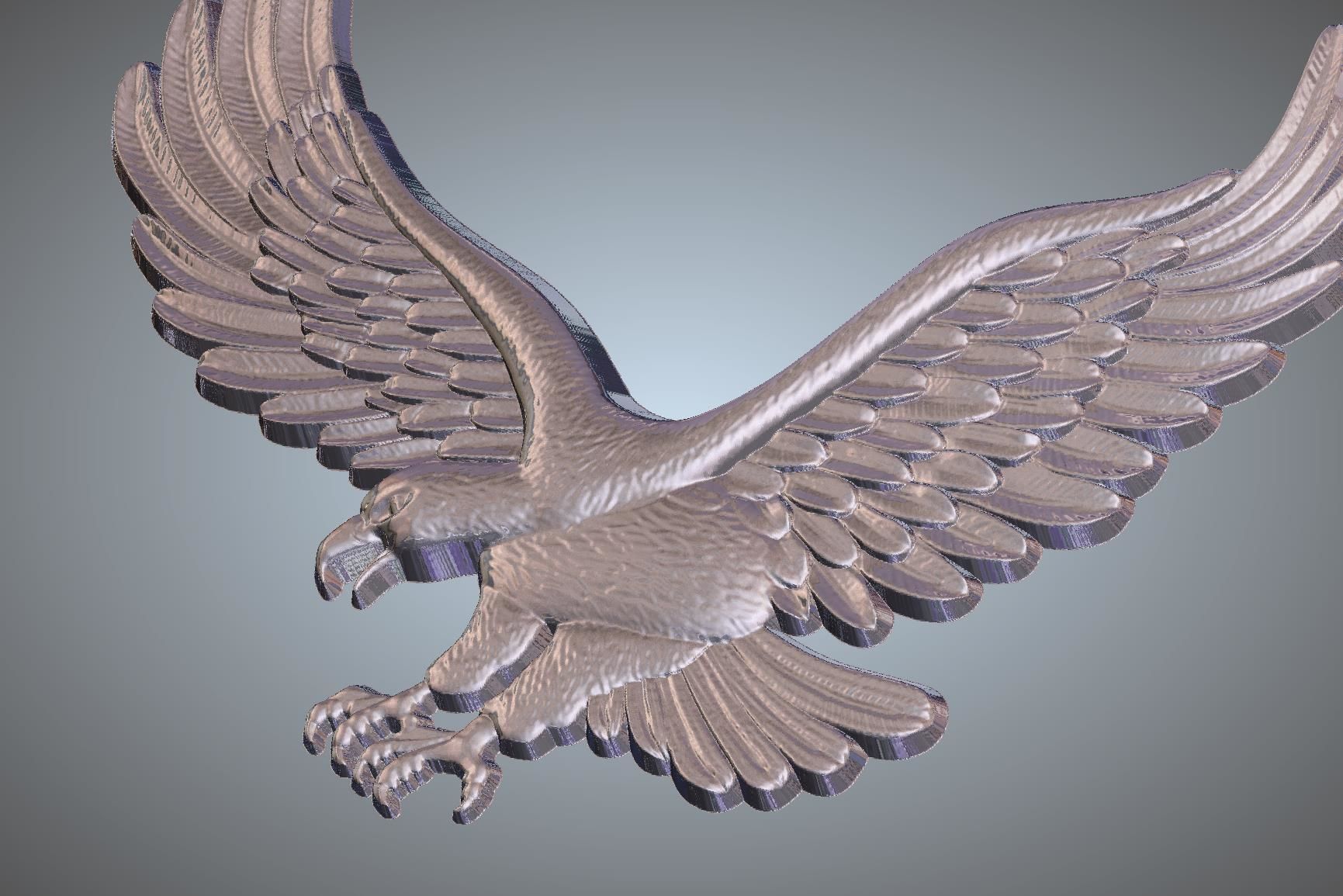 Eagle Model 3D model 3D printable | CGTrader