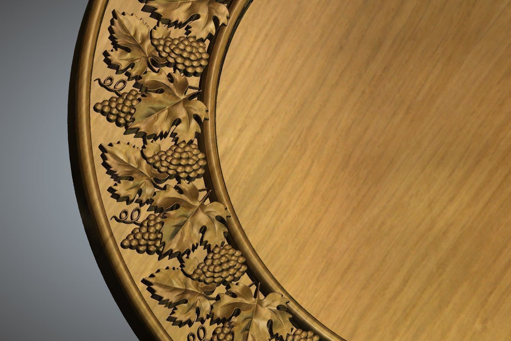 Round Frame 3D model 3D printable | CGTrader
