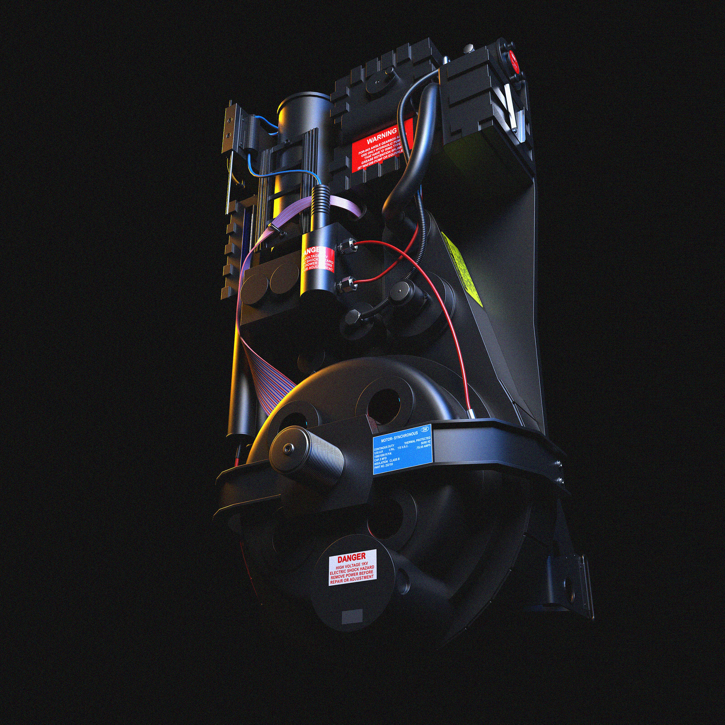 Collection Ghostbusters Equipment | CGTrader