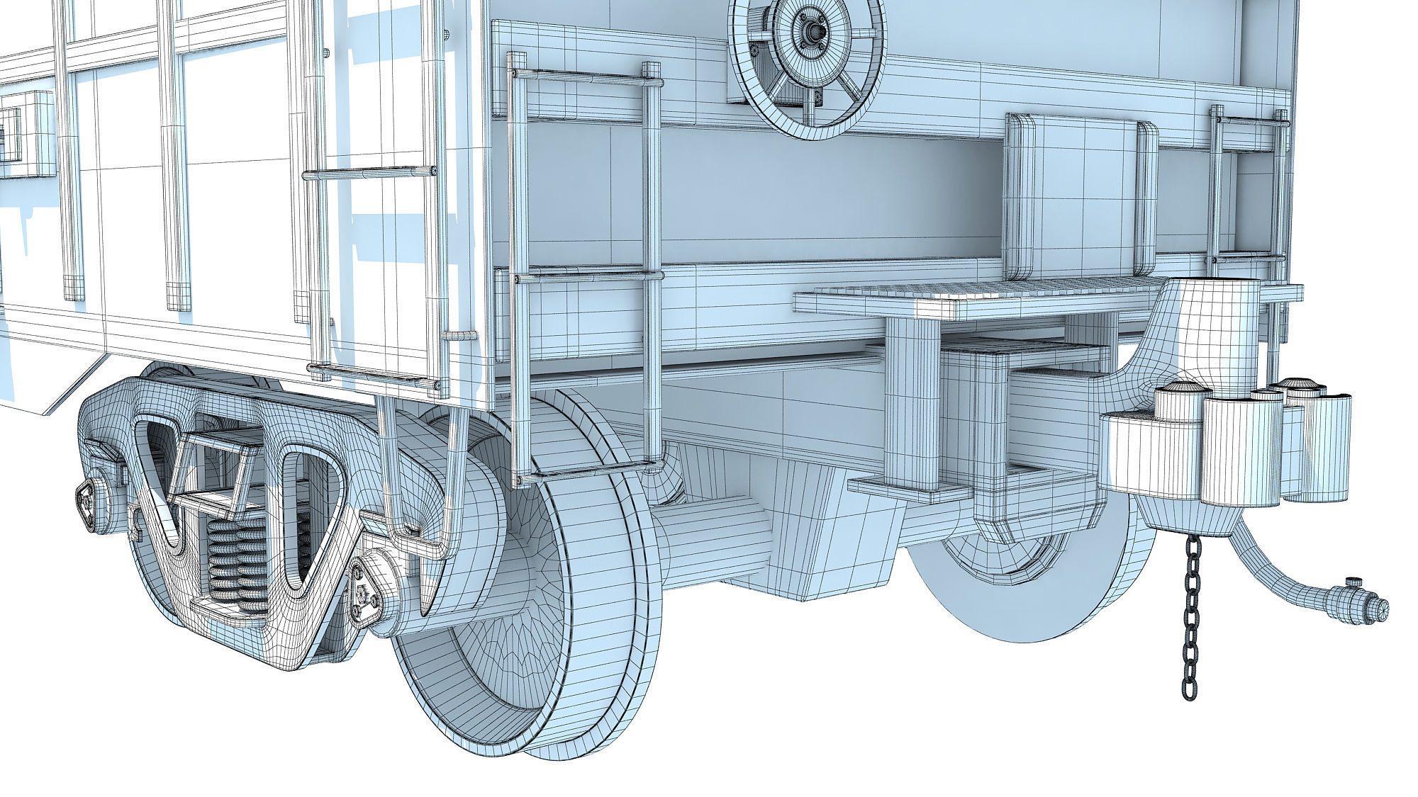 Boxcar Railroad Box Car 3D model | CGTrader