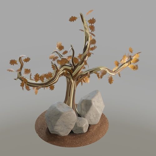 Stylized tree free 3D model | CGTrader